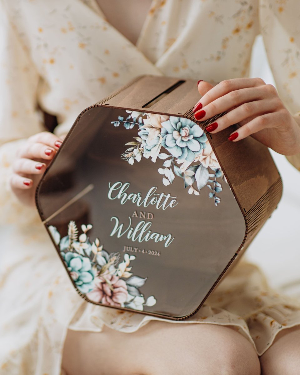 Personalized Wedding Card Box 【Handmade】 — Wedding by Eli